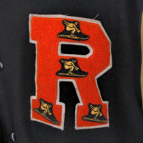 Delong | Jackets & Coats | Vintage Indians R Varsity Letterman Jacket ...